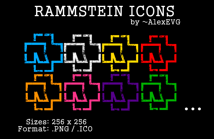 Rammstein Icons by AlexEVG on DeviantArt