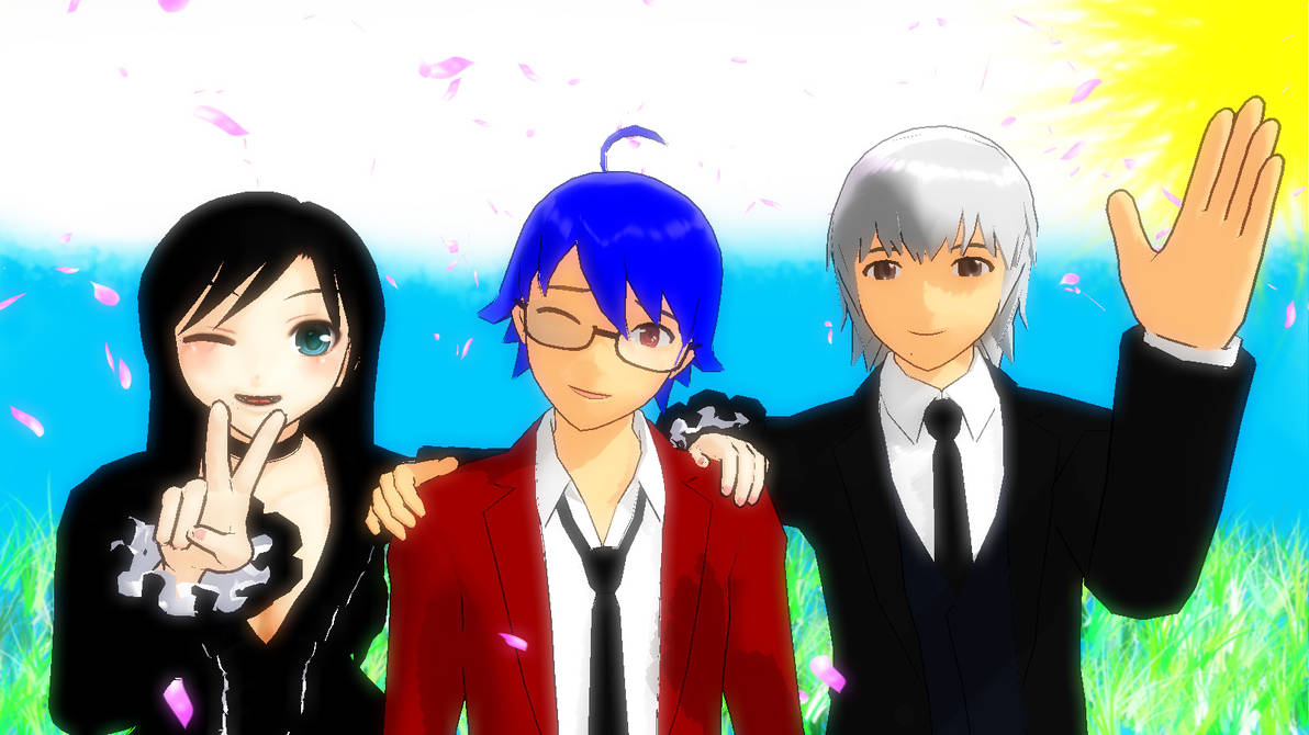 Best of friends pose by BlueCrimsonX on DeviantArt