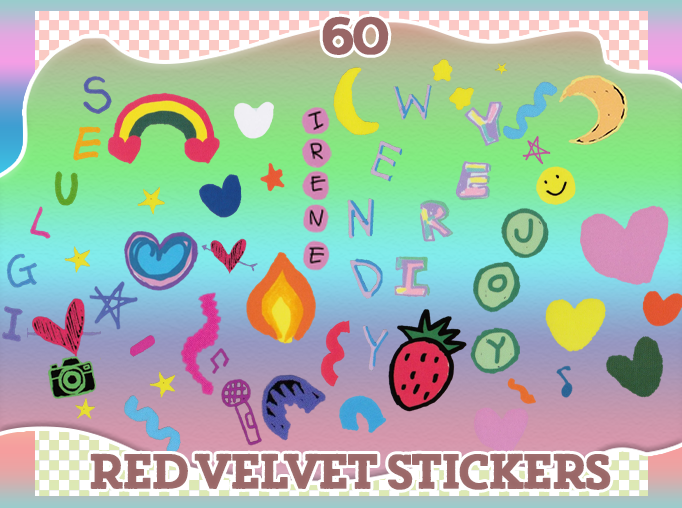 PNG STICKER - Season's Greetings 2021 (Red Velvet) by jesuistlam on ...