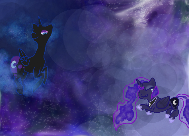 MLP: Princess Luna and Nightmare Moon by A-R-Tastic on DeviantArt