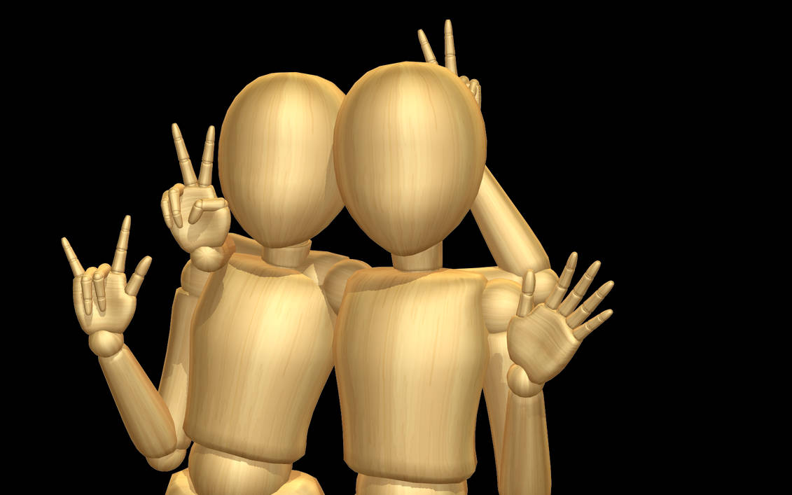 MMD Partner Pose 02 by Kyses on DeviantArt