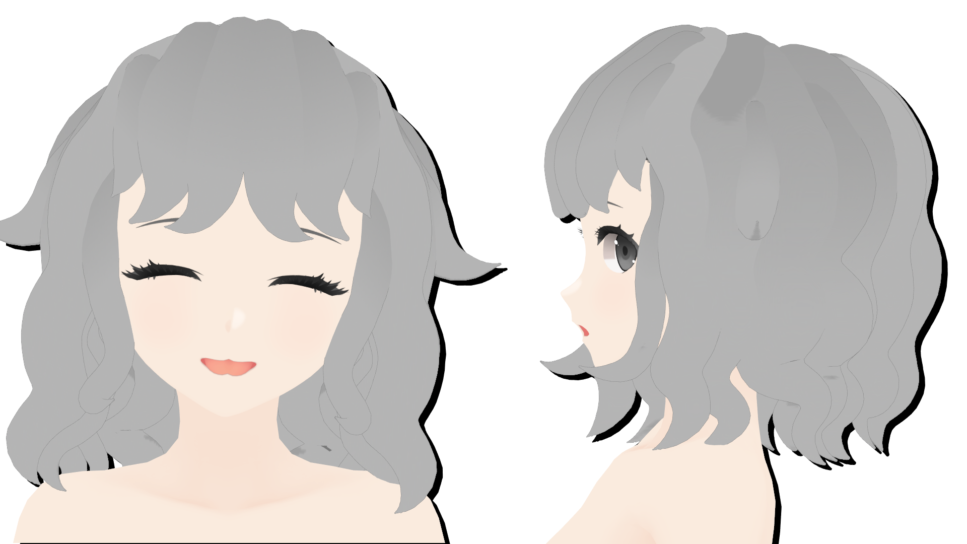 [mmd / dl] short wavy hair by Kyses on DeviantArt