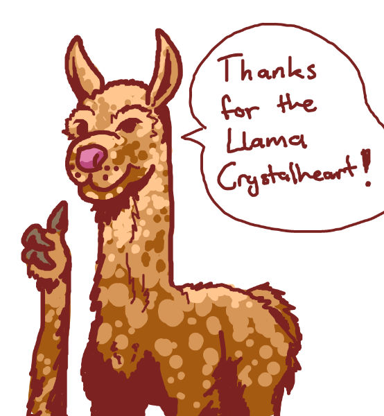 Stretch Llama thanks you by Klockworx on DeviantArt