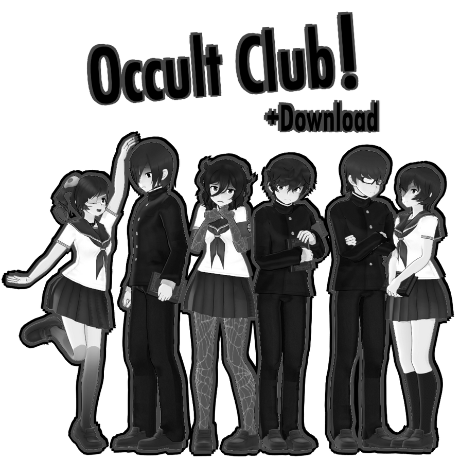 [MMD x Yandere Simulator] Occult Club (Down) by SakiMAkademi1 on DeviantArt