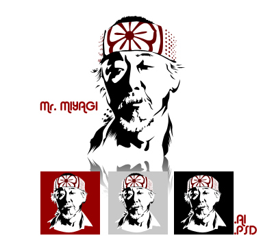 Mr. Miyagi Vector by RussianPunx on DeviantArt