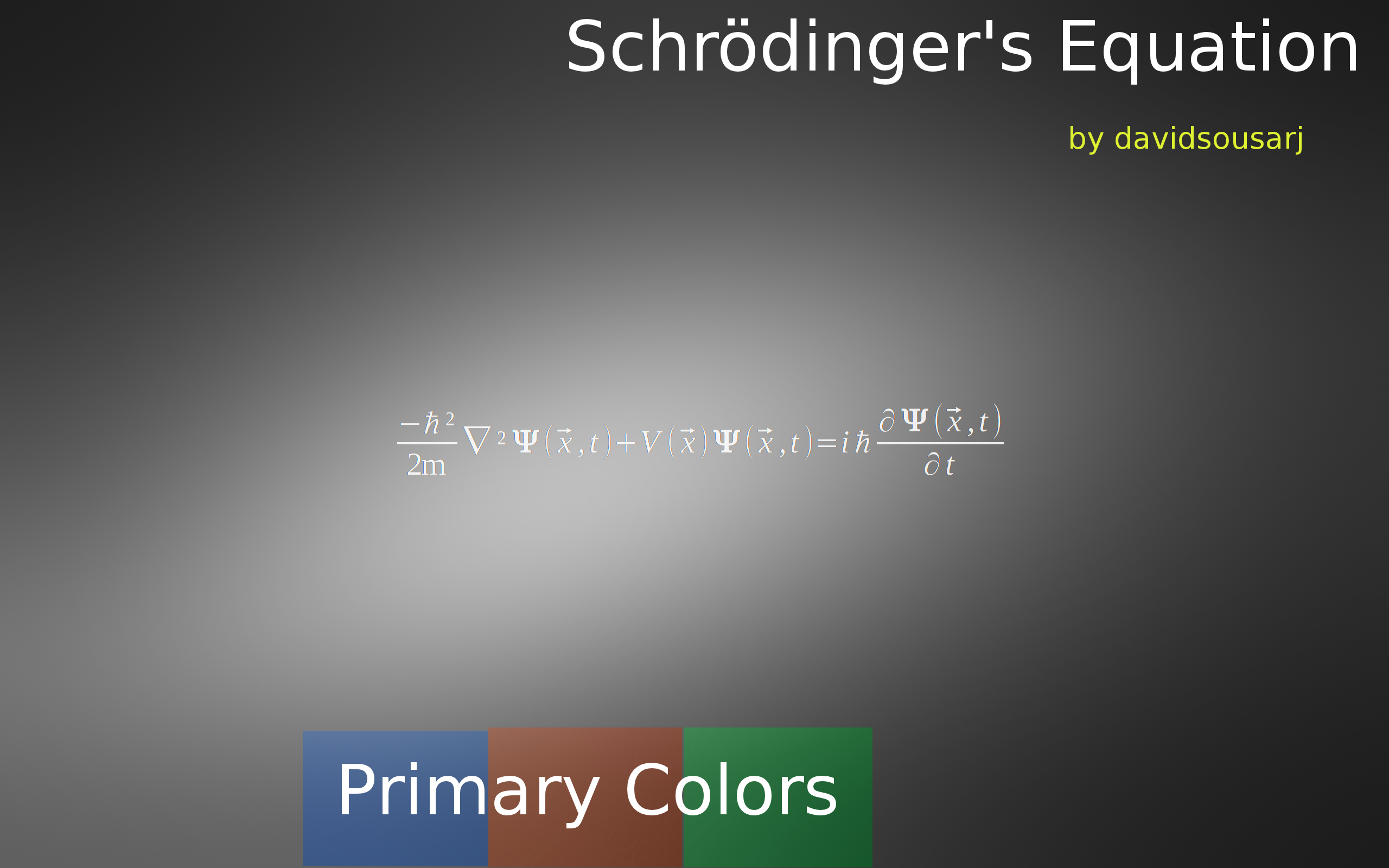 Schrodinger Equation Wallpaper
