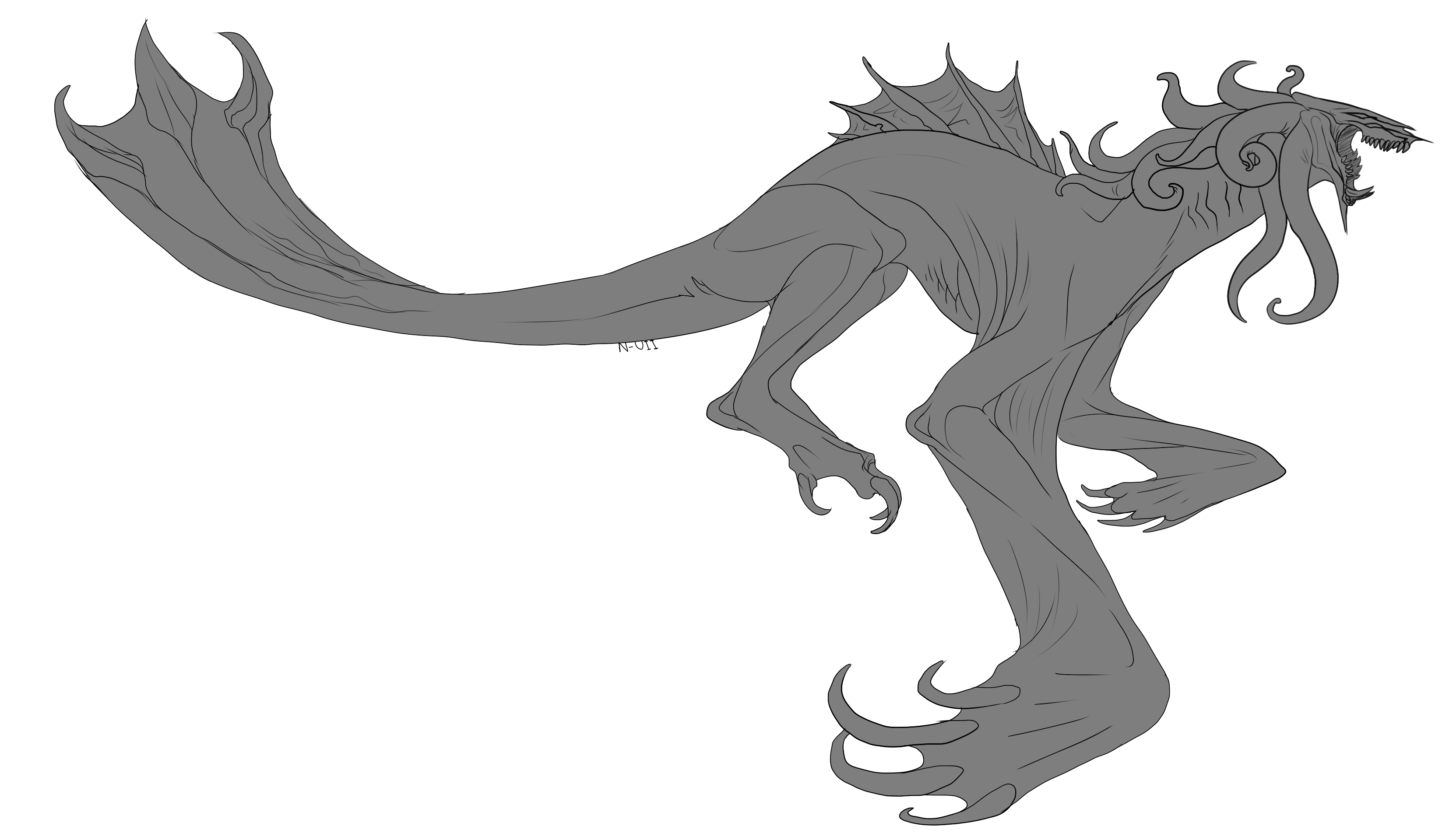 Free Use Creature Base by n-uII on DeviantArt