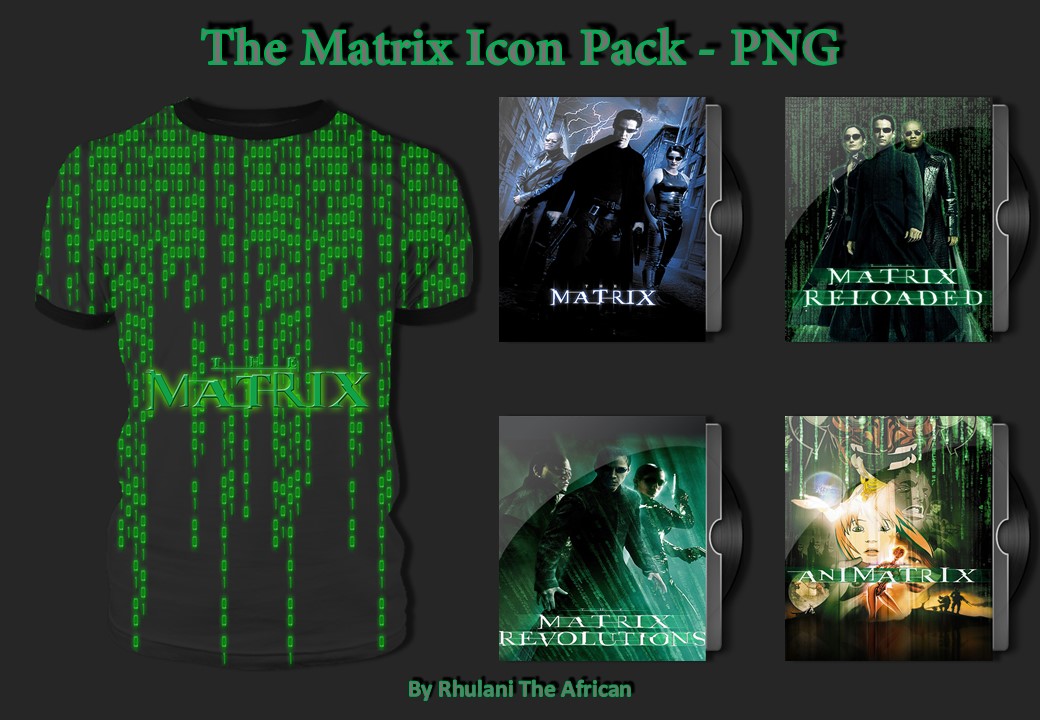 The Matrix Icon Pack - PNG by Rhu-TheBlackBull on DeviantArt