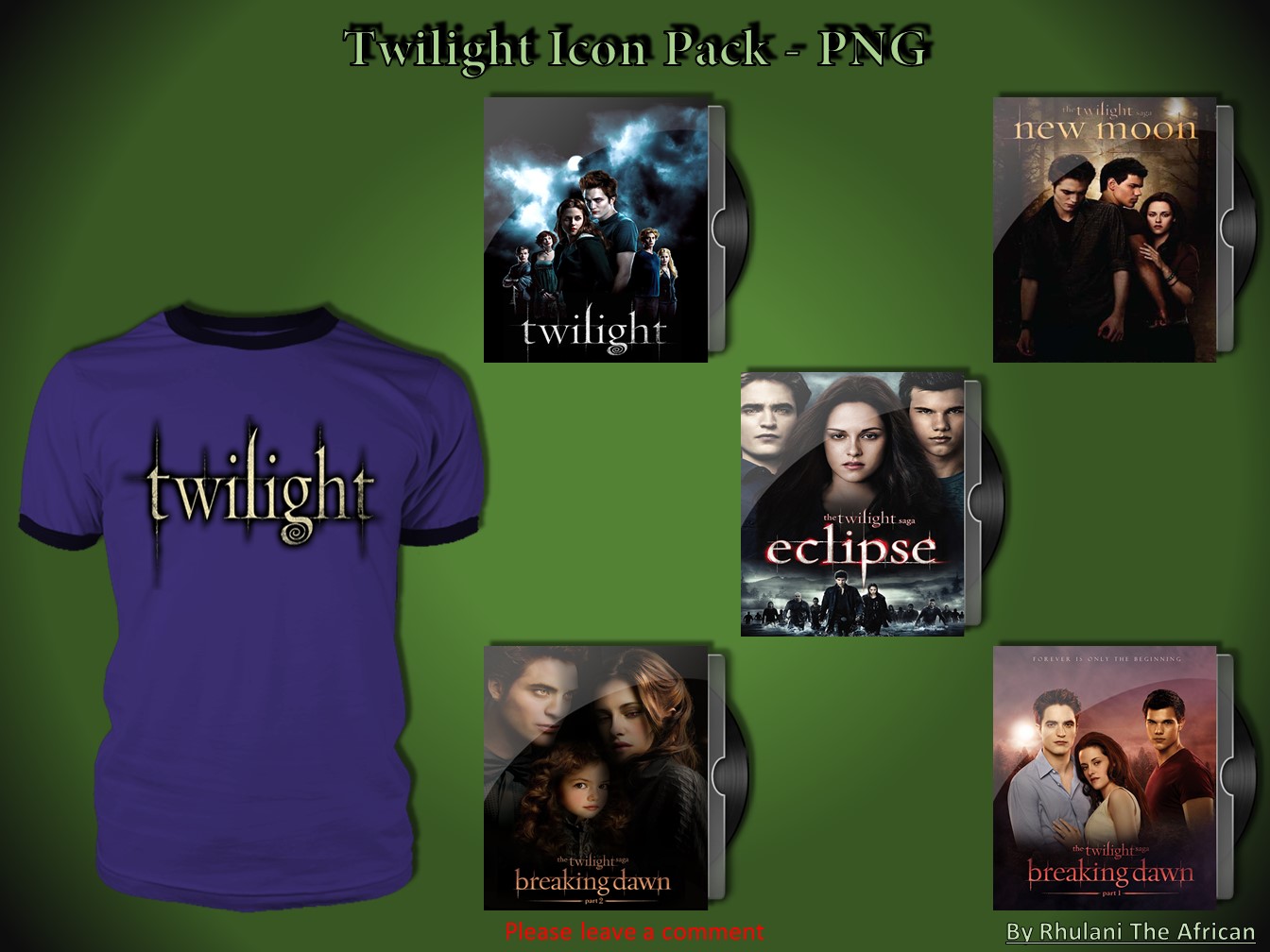 Twilight Icon Pack - PNG by Rhu-TheBlackBull on DeviantArt