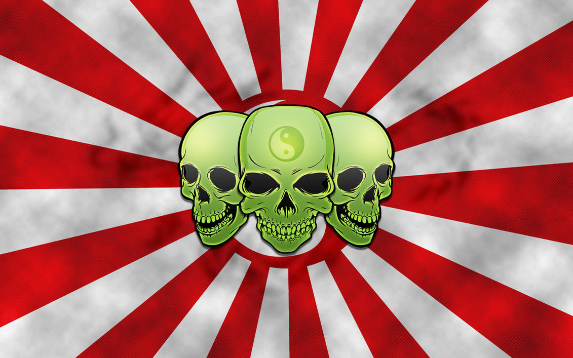 Rising Sun Skulls by Namelessv1 on DeviantArt