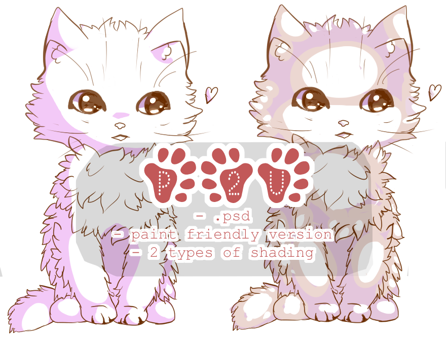 Kitten Base [P2U] by melocule on DeviantArt