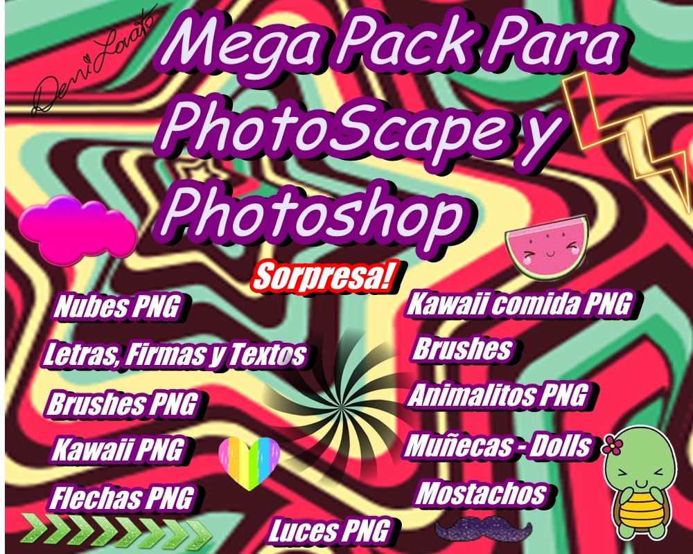 Mega Pack Para PhotoScape y Photoshop by JulietaEdit on DeviantArt