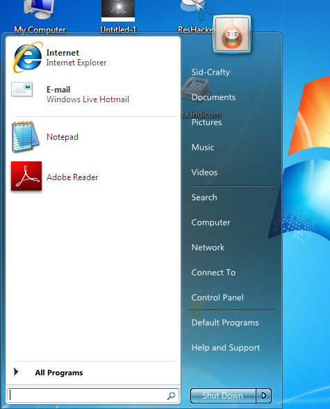 Perfect Windows 7 vistart skin by sid-crafty on DeviantArt