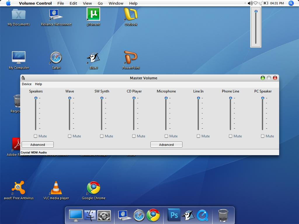 Mac volume controller for XP by sid-crafty on DeviantArt