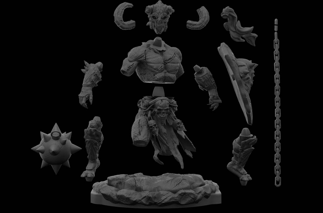 Malak_Download 3d printing by JulioVielma3d on DeviantArt