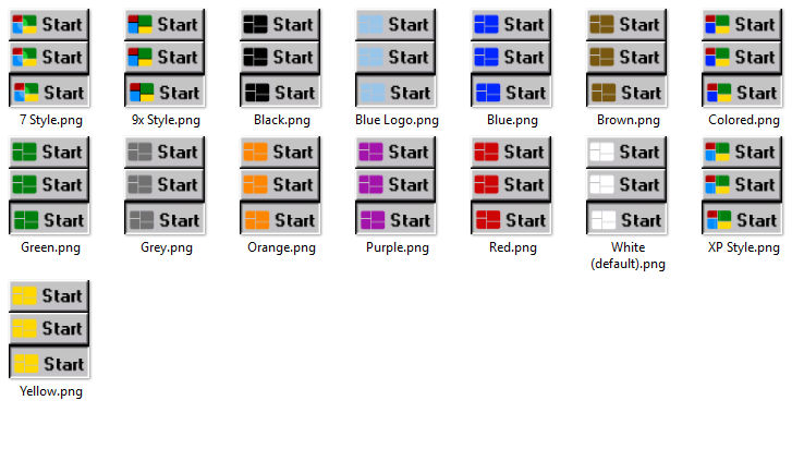 Windows 1.0 to 2.4 Classic Start Buttons by setapdede on DeviantArt