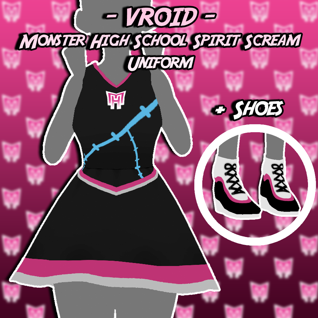 [ F2U ] VROID - Monster High Spirit Scream Uniform by pegaotaku on ...