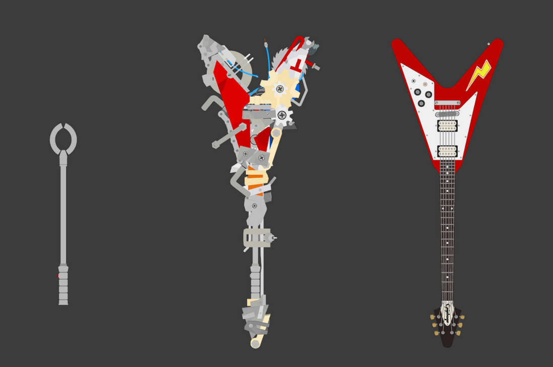 Hi-Fi Rush - Chai's Guitar by Joshu76 on DeviantArt