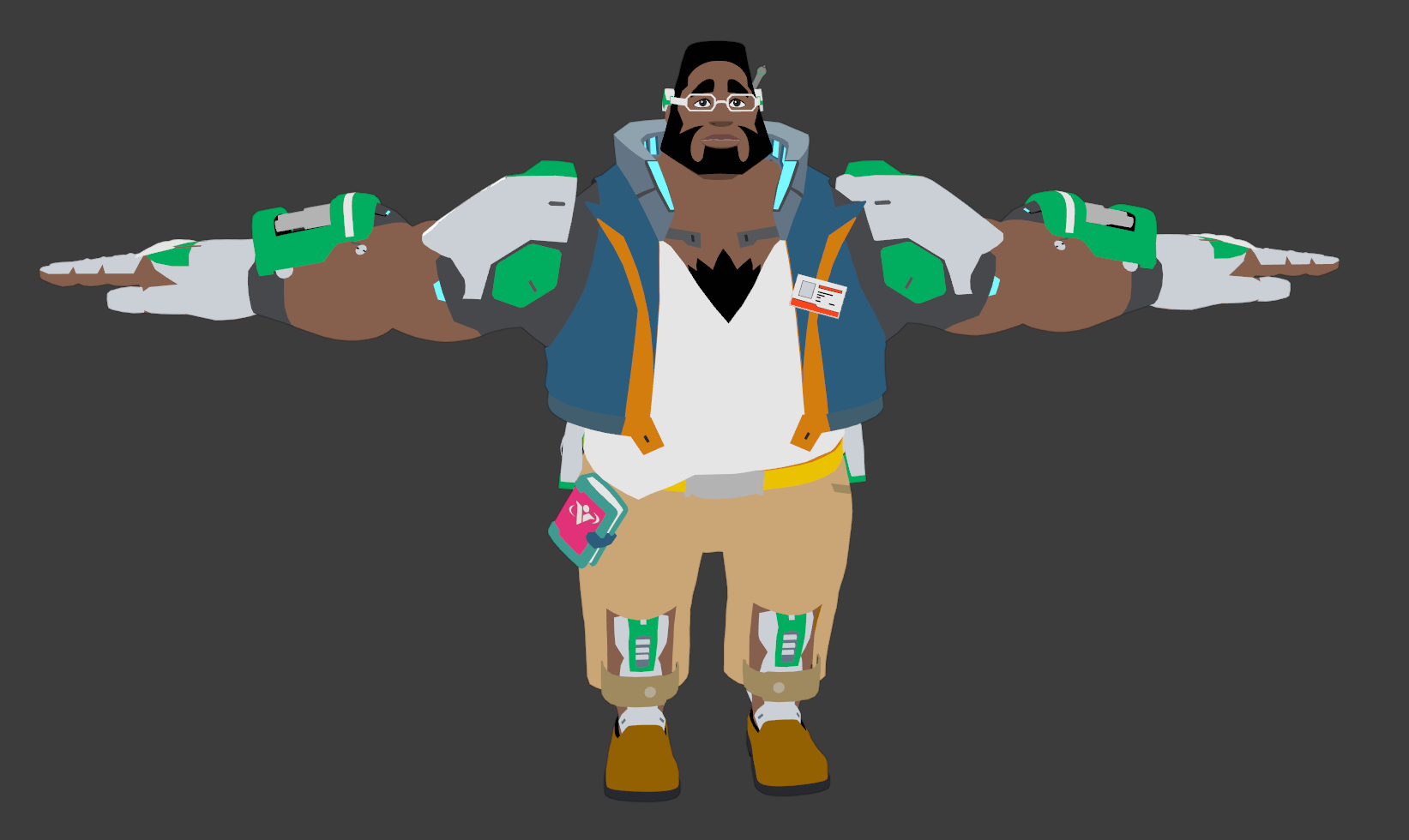 Hi-Fi Rush - Macaron Model by Joshu76 on DeviantArt