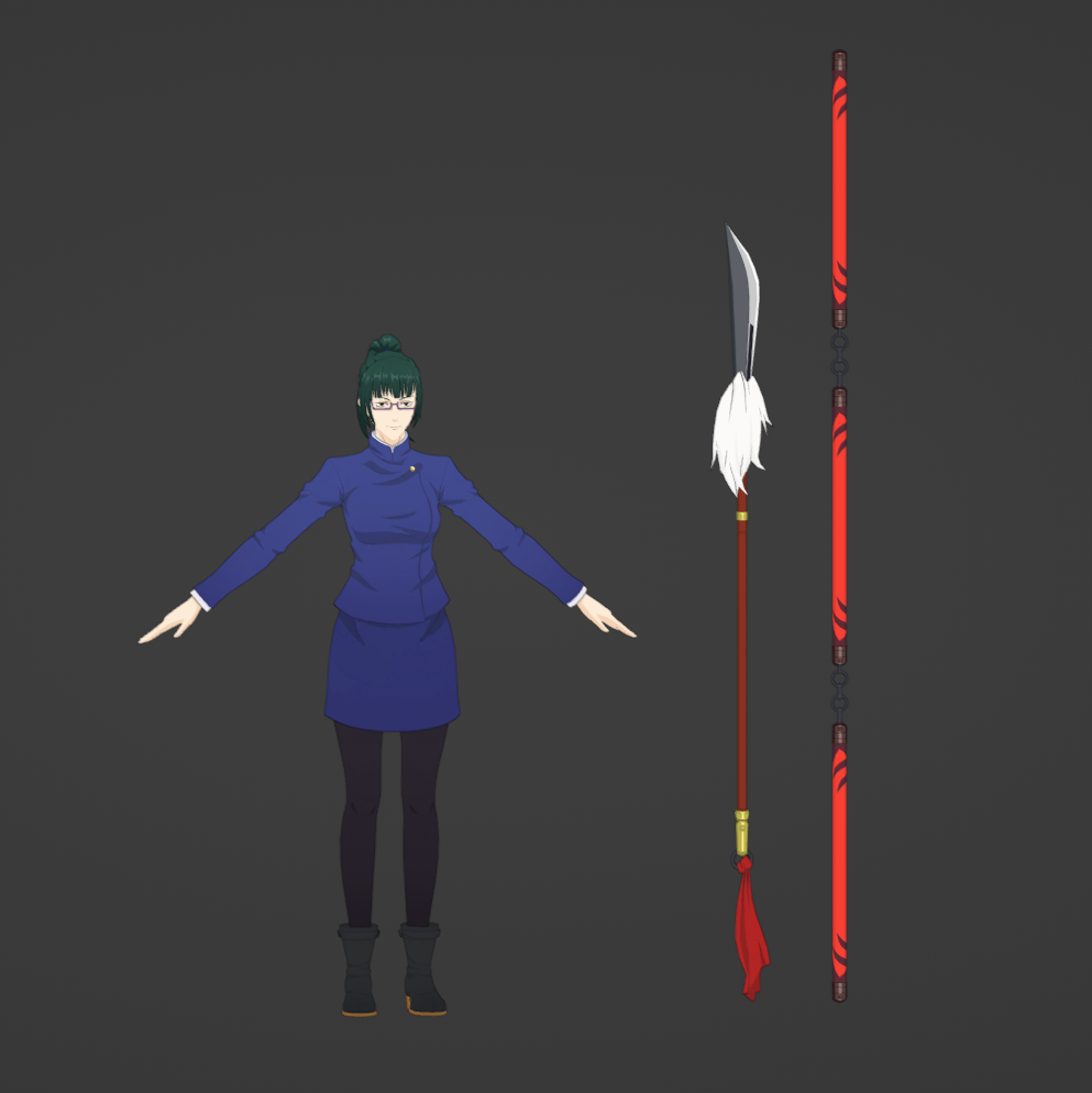 JJK Zero Front Realm - Maki Zenin by Joshu76 on DeviantArt