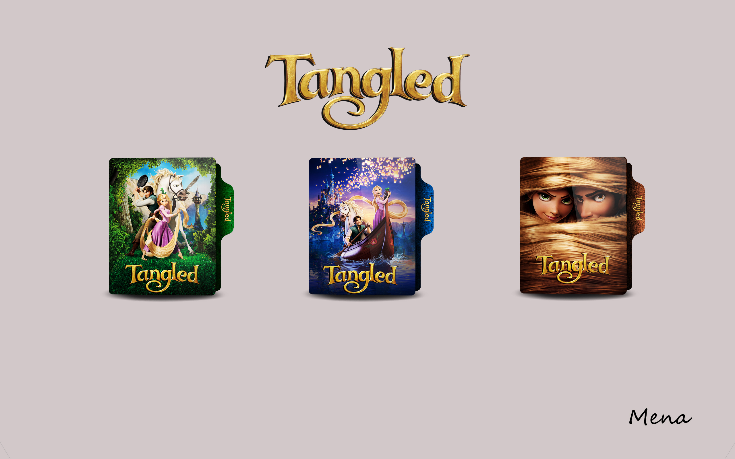 Tangled (2010) Folder Icon by mena7 on DeviantArt