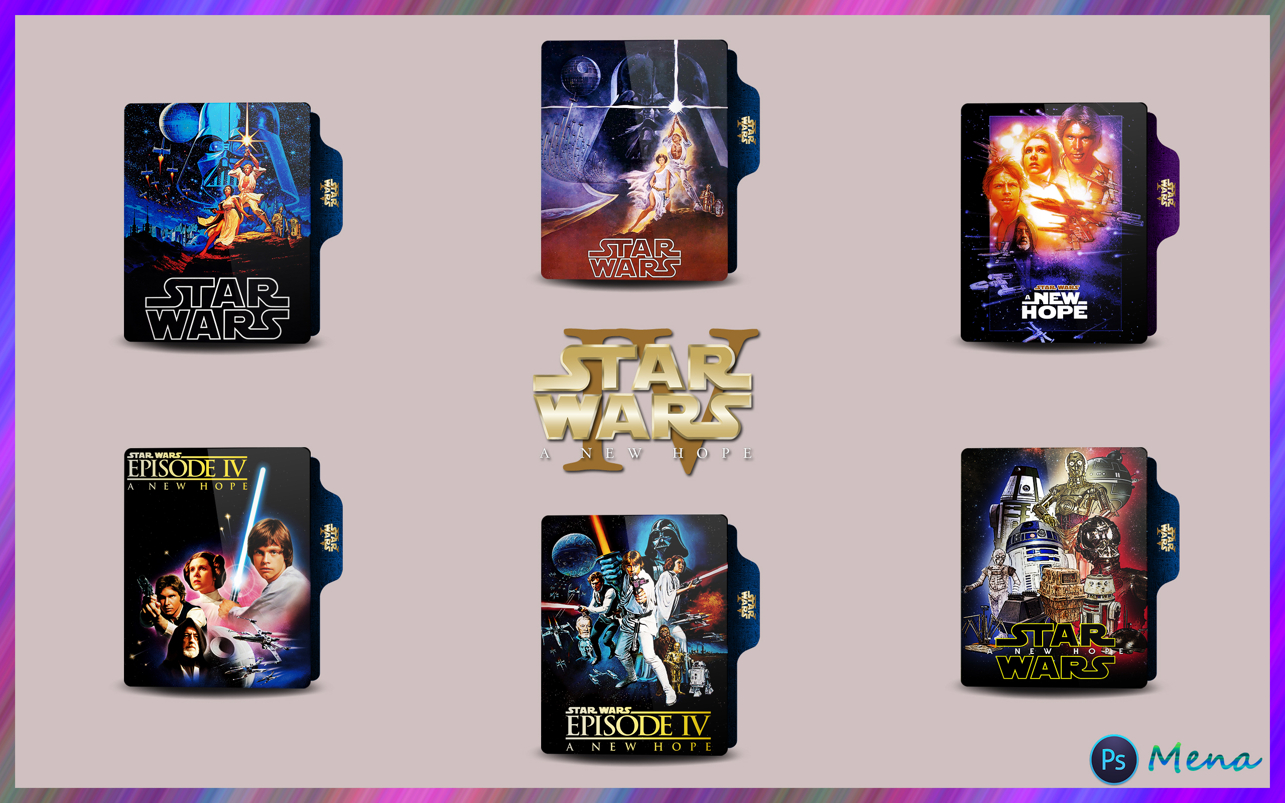 Star Wars IV A New Hope Folder Icon by mena7 on DeviantArt