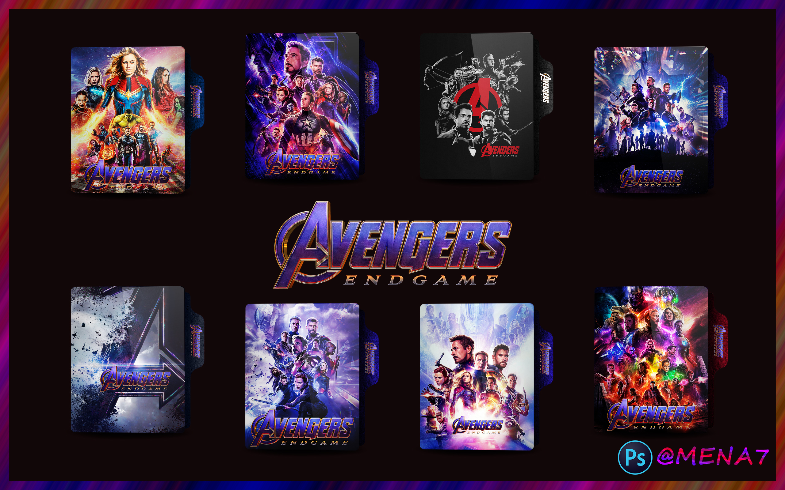 Avengers Endgame Folder Icon by mena7 on DeviantArt