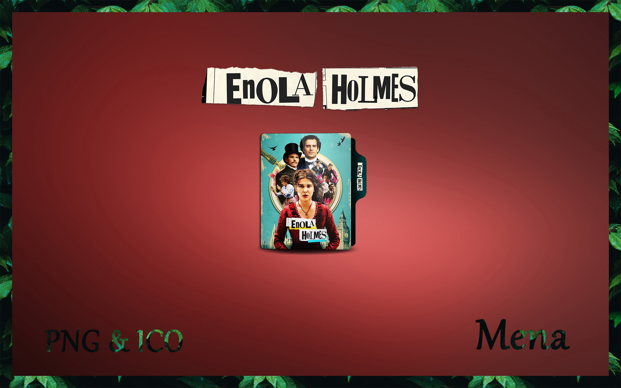 Enola holmes Folder Icon by mena7 on DeviantArt