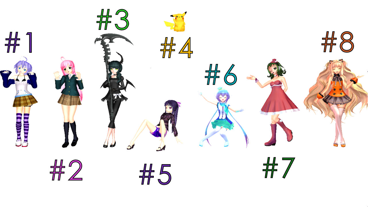 MMD Pose Pack 2 DL by Tuany-Neko-Daisuki on DeviantArt