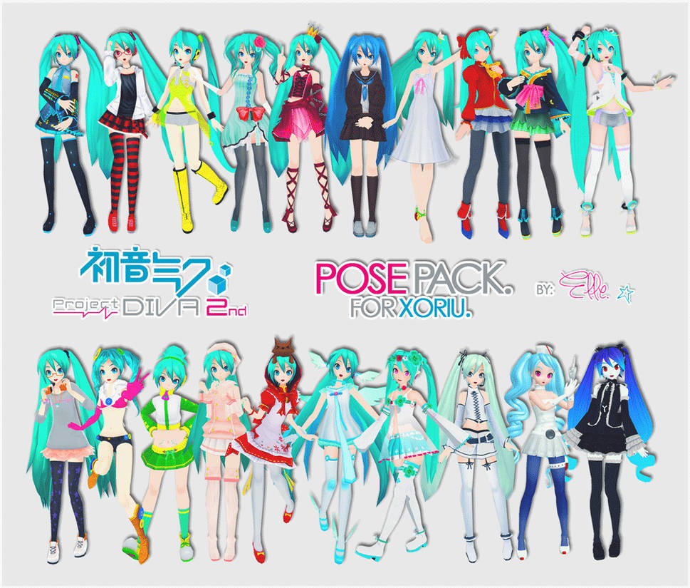 ELLEPOSES - Project DIVA 2nd. by ElleDays on DeviantArt