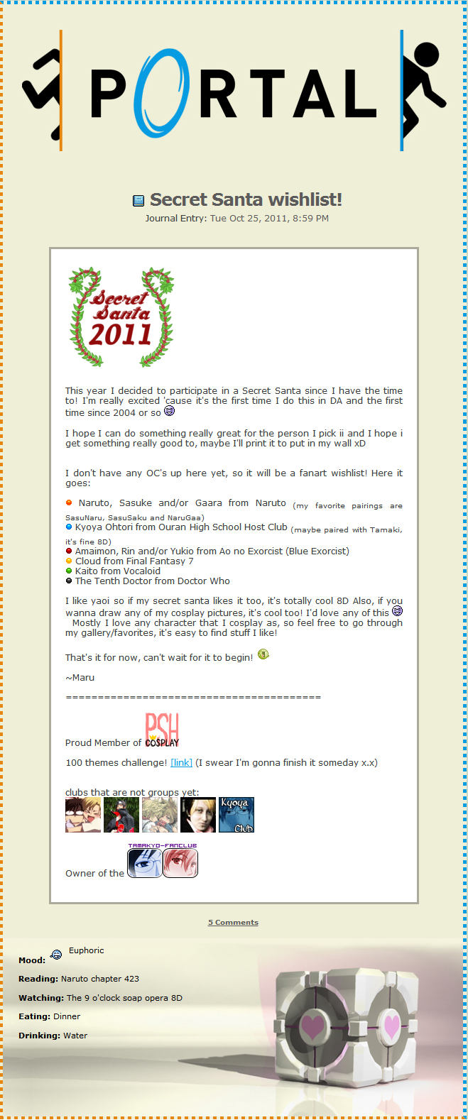 Portal Journal Skin by OsirisMaru on DeviantArt