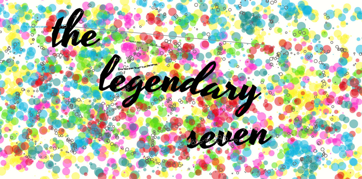 The legendary seven :title page: by TJProwerRose on DeviantArt
