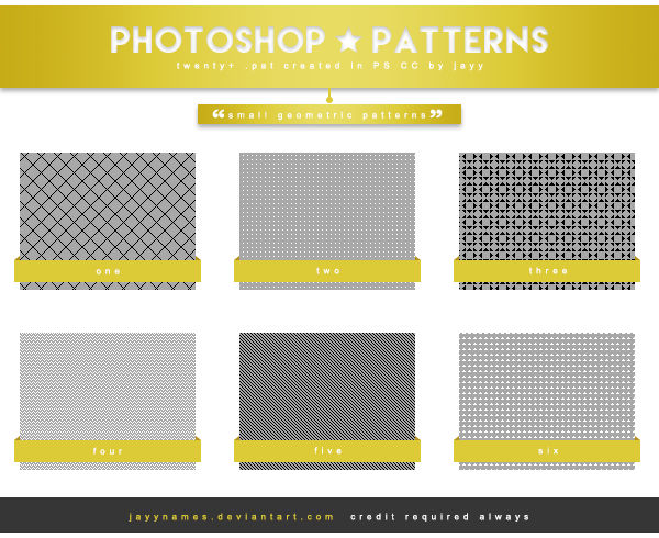 082715* // Small Geometric Patterns by jayynames on DeviantArt