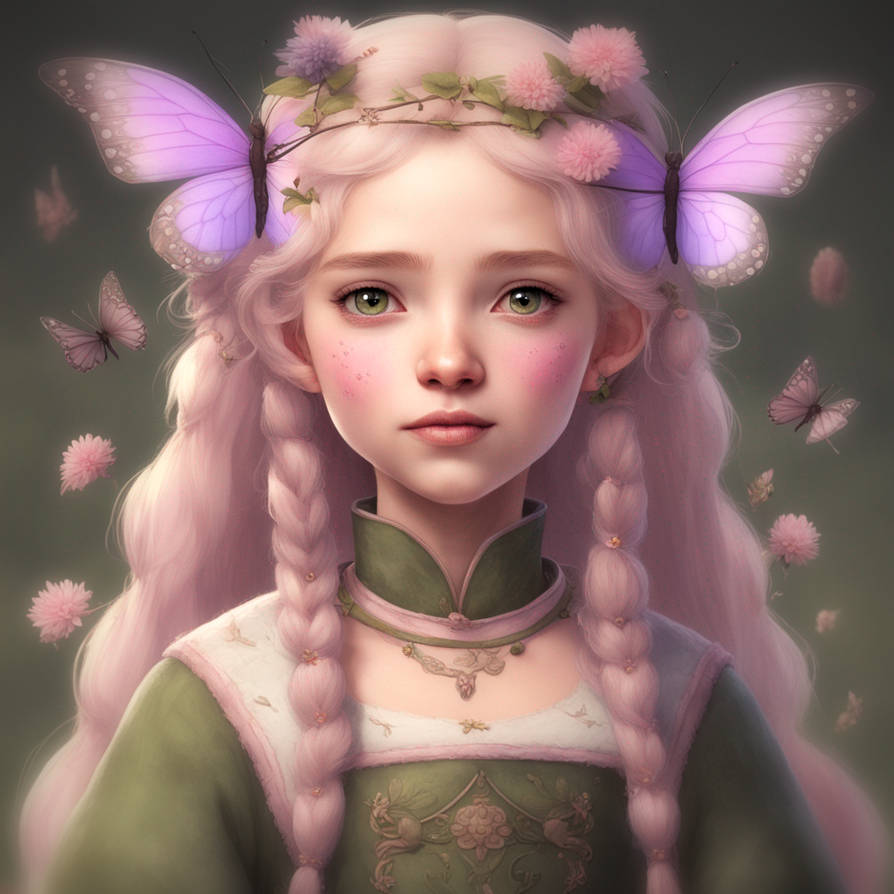 Butterfly Girl, Holga filter (2) by fantasiapearls on DeviantArt