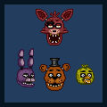 FNAF Emoticons by ElvisDitto on DeviantArt