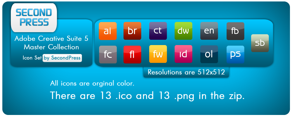 Adobe CS5 'New' Icons by secondpress on DeviantArt