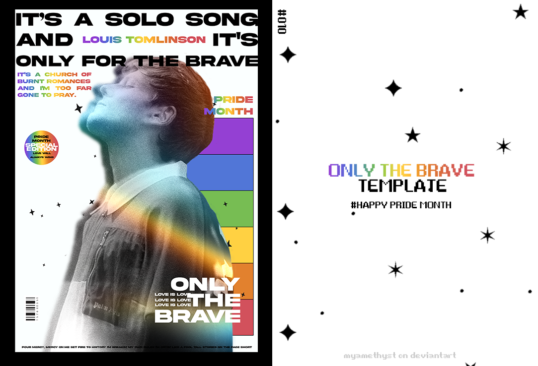 #011 - Template Only The Brave by myamethyst on DeviantArt