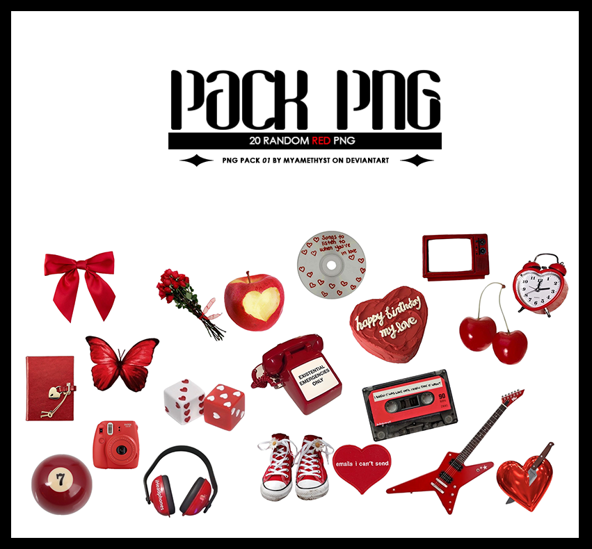01 'Random Red Pack' png by myamethyst on DeviantArt