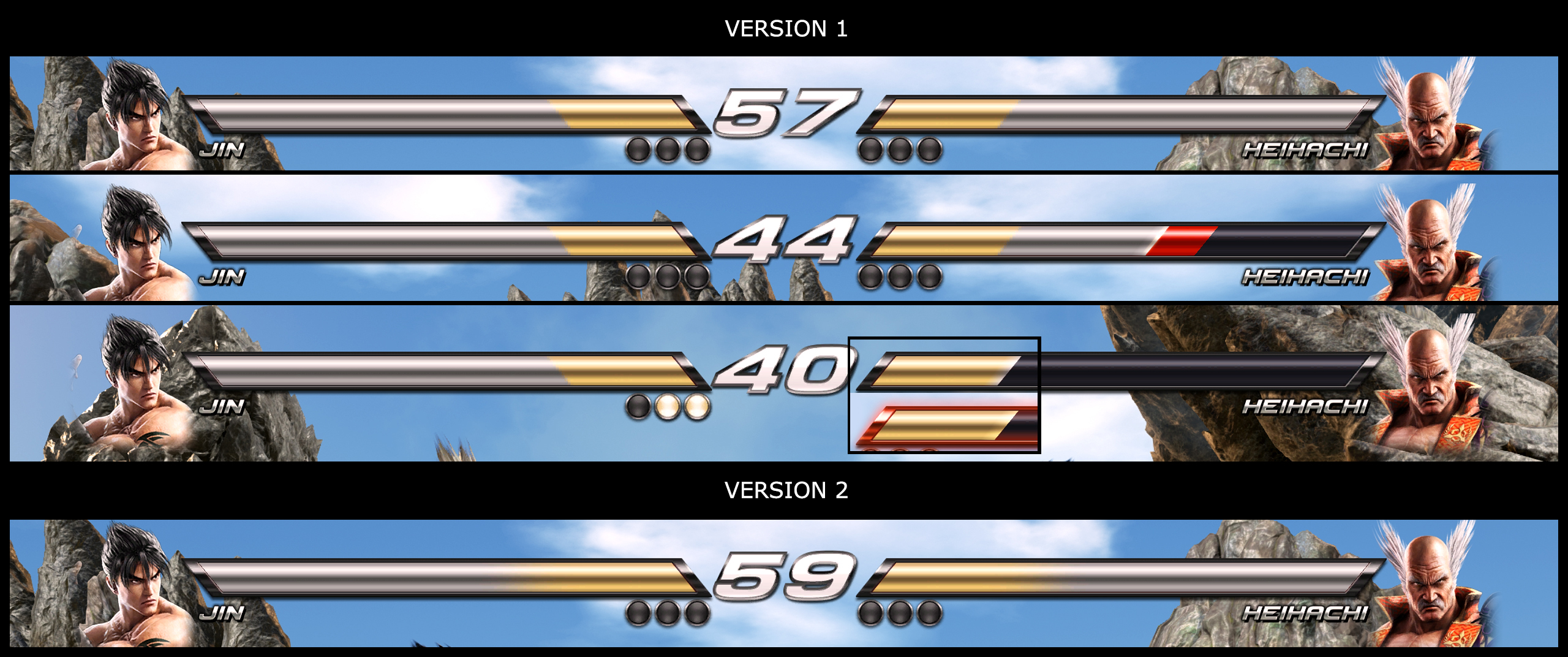 Gold And Silver Health Bar by Tekkensennin on DeviantArt