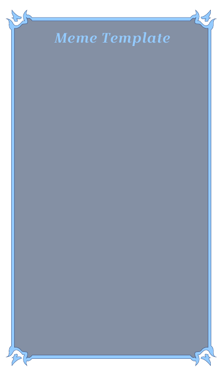 Basic Meme Template by huina on DeviantArt