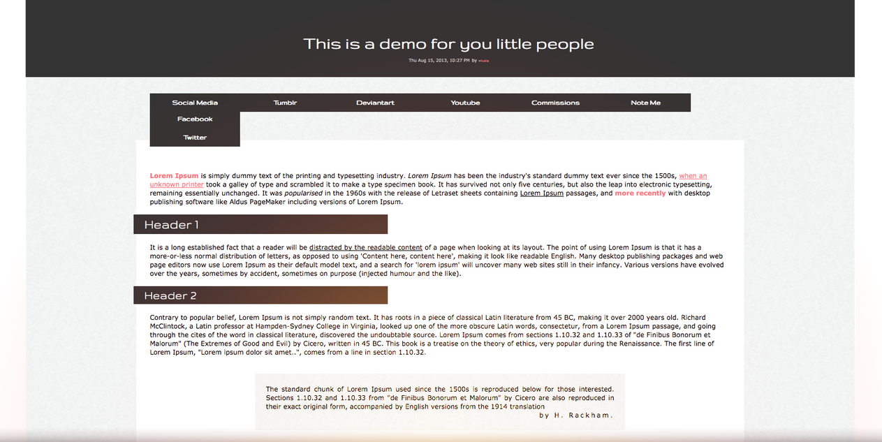 I minimalist Journal Skin by huina on DeviantArt