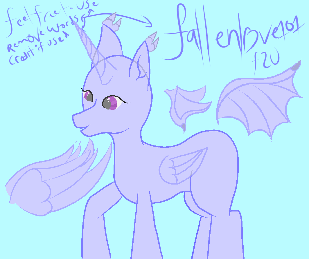 Original MLP Base - f2u/Free to use by FallenLove101 on DeviantArt
