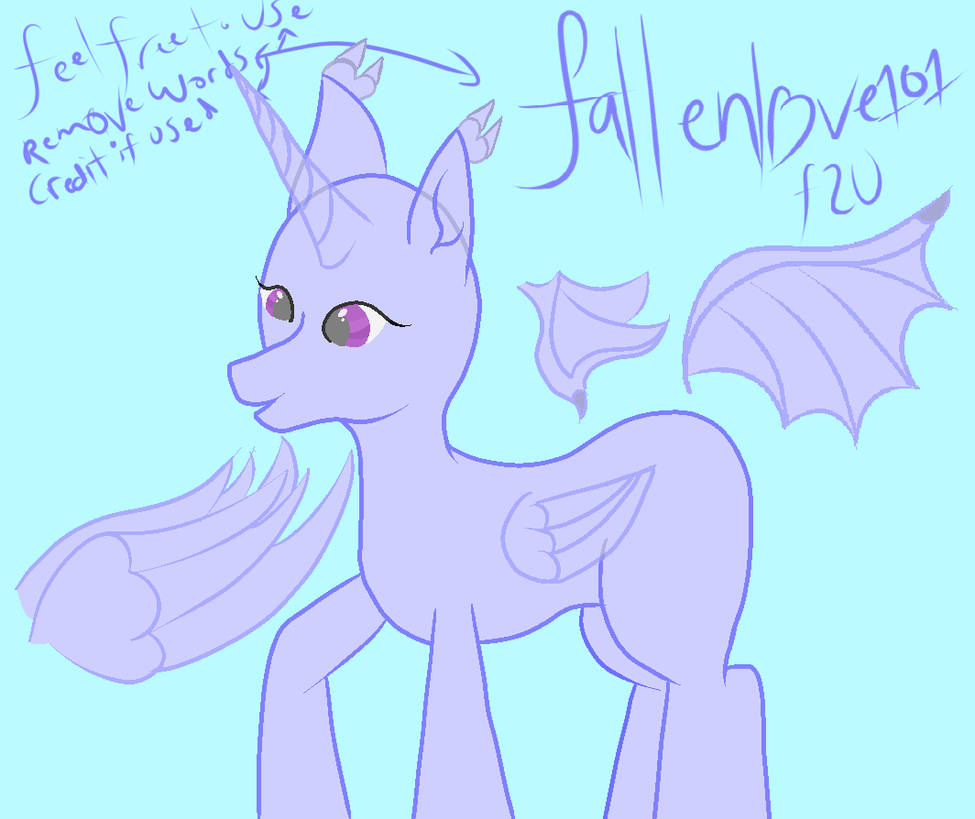 Original MLP Base - f2u/Free to use by FallenLove101 on DeviantArt