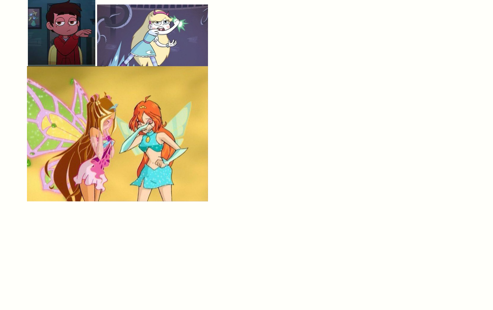 star and marci angry st bloom and flora by zenithfan on DeviantArt