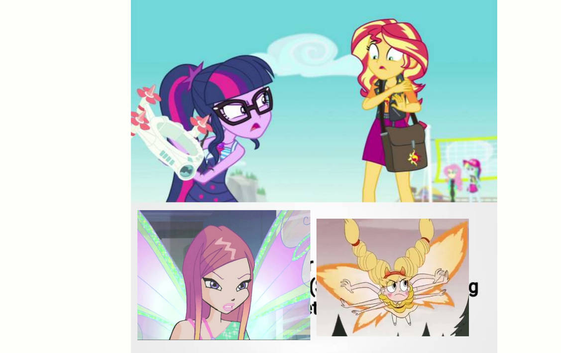 roxy and star butterfly angry at scitwi by zenithfan on DeviantArt