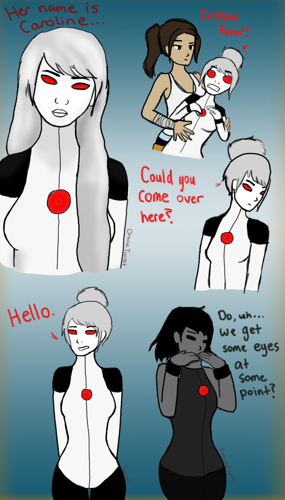 Turrets on Portal-Humans - DeviantArt Turrets on Portal-Humans - DeviantArt