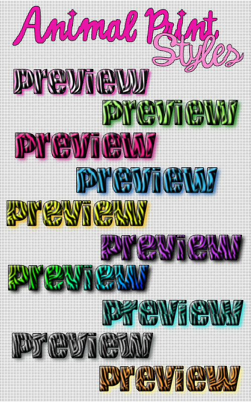 Animal Print Styles by StephHart on DeviantArt