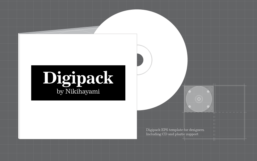 Digipack template by Nikihayami on DeviantArt
