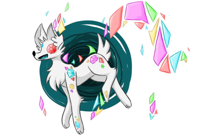 Crystal fox by Giantchocolatecat on DeviantArt