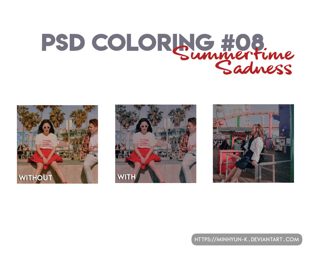 PSD Coloring #08- Summertime Sadness - Minhyun by Minhyun-k on DeviantArt